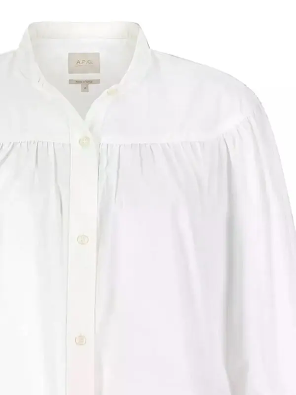 A.p.c. Natalie Gathered Blouse - White