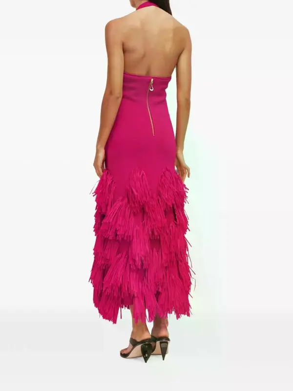 Elva Raffia-Knit Midi Dress, photo 2 of 4