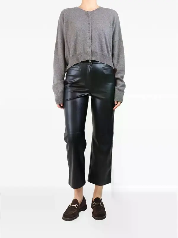 WYse Faux-leather Trousers