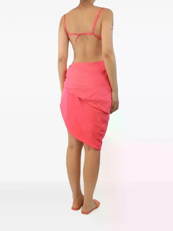 Jacquemus La Robe Saudade Gathered Mini Dress