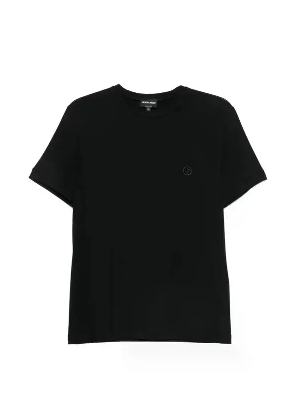 Giorgio Armani Logo-embroidered Short-sleeve T-shirt