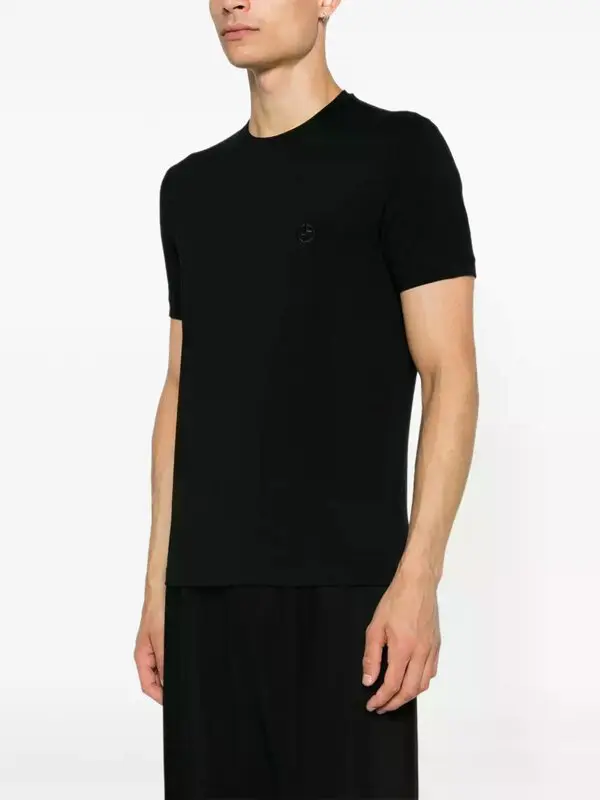 Giorgio Armani Logo-embroidered Short-sleeve T-shirt
