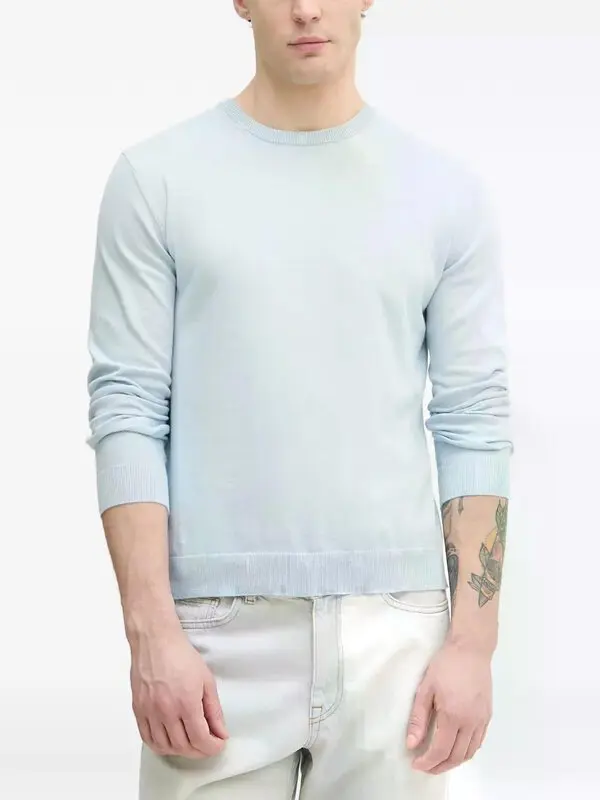 BENETTON Crew-neck Ribbed-trim Sweater