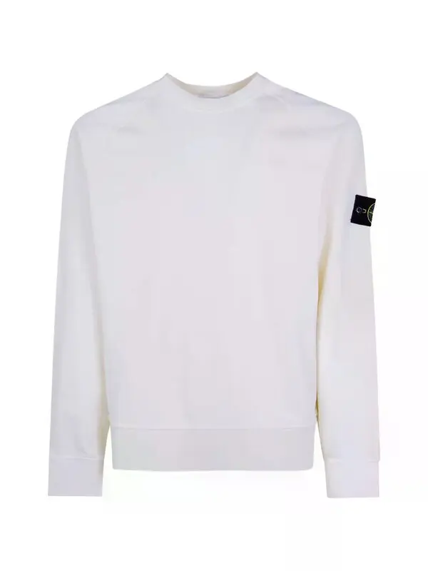 Stone Island Logo-patch Raglan-sleeve Sweatshirt