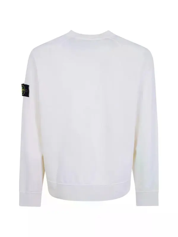 Stone Island Logo-patch Raglan-sleeve Sweatshirt