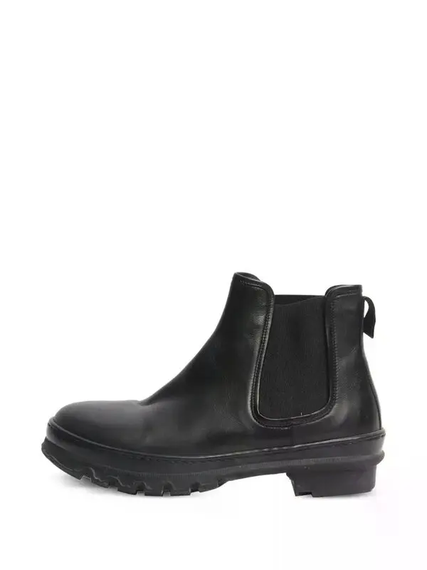 Legres Round-toe Leather Chelsea Boots