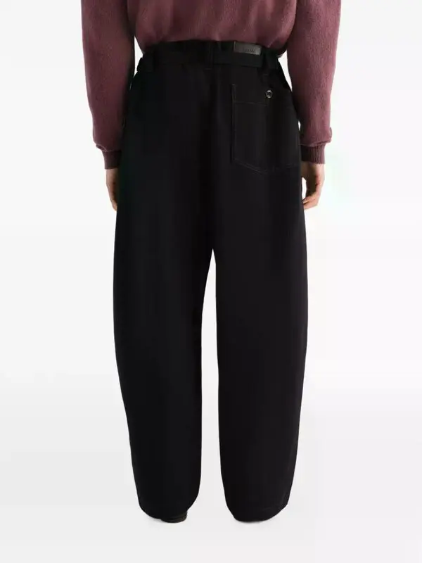 LEMAIRE Contrast Stitch Straight-leg Trousers