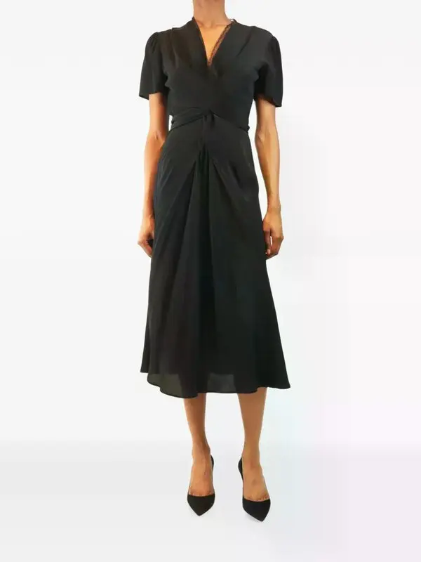 Prada Draped Midi Dress