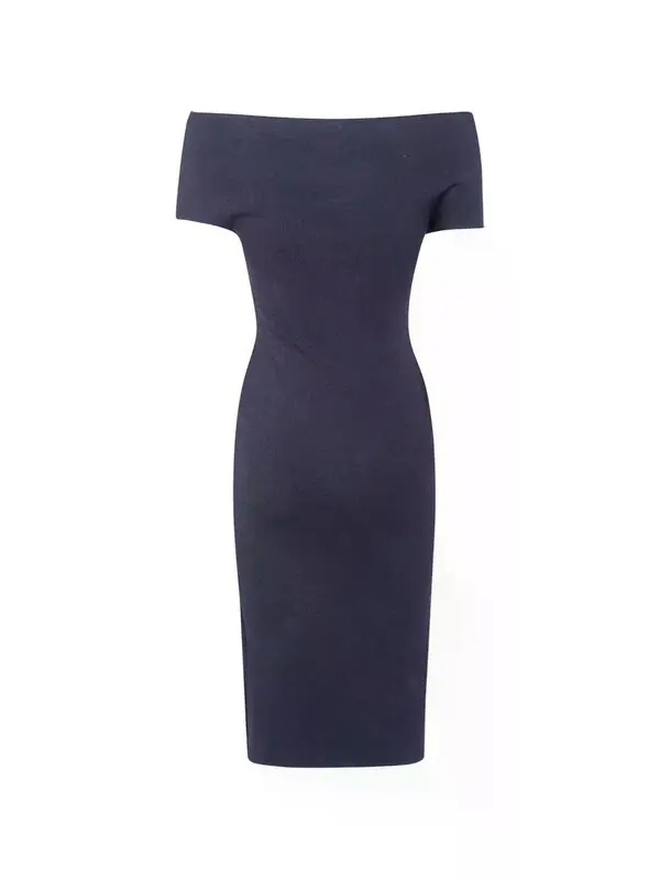 Magda Butrym Off-shoulder Knitted Dress