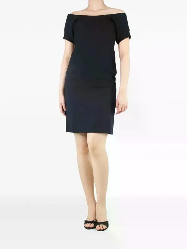 JIL SANDER Off-shoulder Short-sleeve Midi Dress