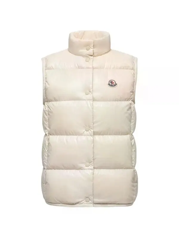 Moncler Badia Quilted Gilet - Neutrals