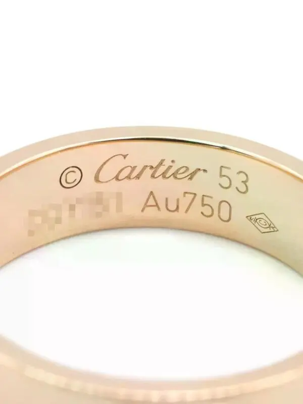 Cartier 18k Rose Gold Love Ring - Pink
