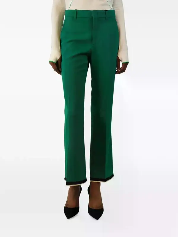 Gucci High-waisted Straight-leg Trousers