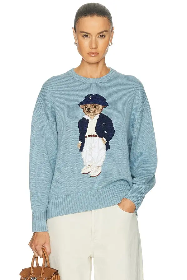 Polo Ralph Lauren Long Sleeve Graphic Crew Neck Sweater