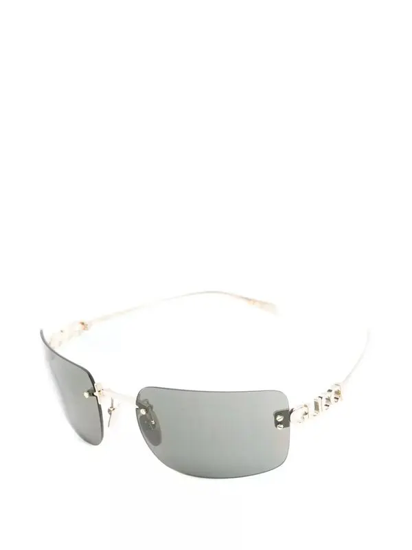 Gucci Rimless Logo Lettering Sunglasses