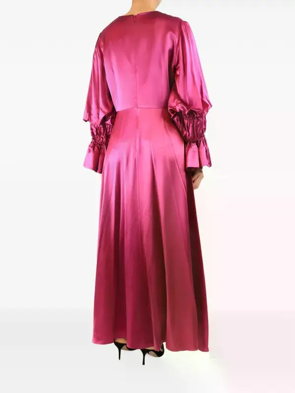 ROKSANDA V-neck Ruffled Midi Dress