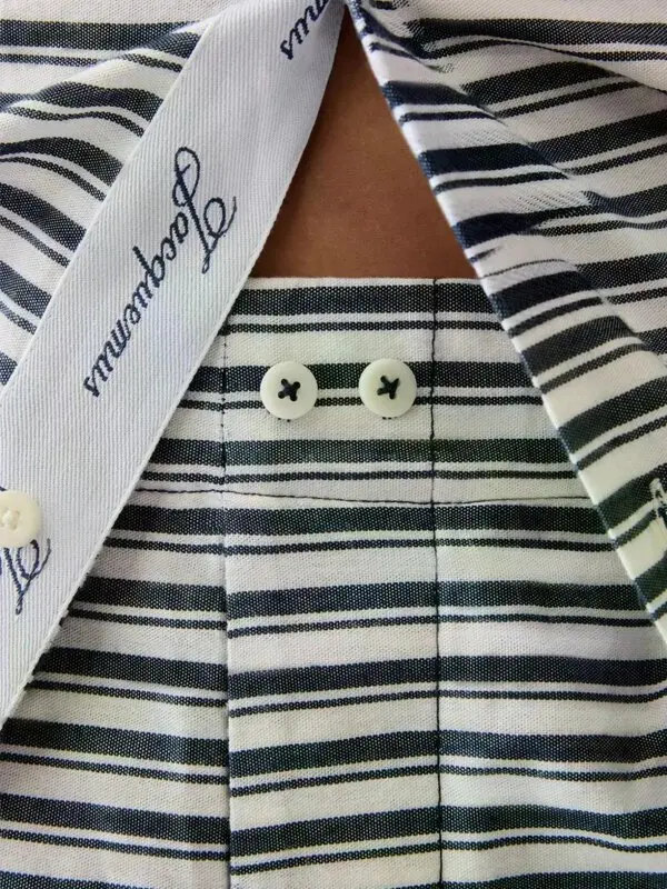 Jacquemus Caleçon Striped Cotton Shorts