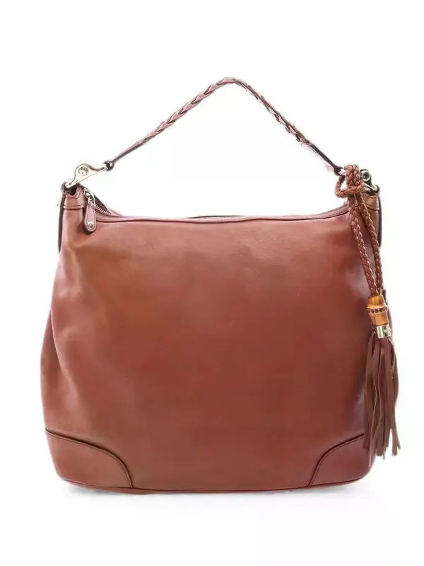 Gucci Bamboo Tassel-detail Shoulder Bag