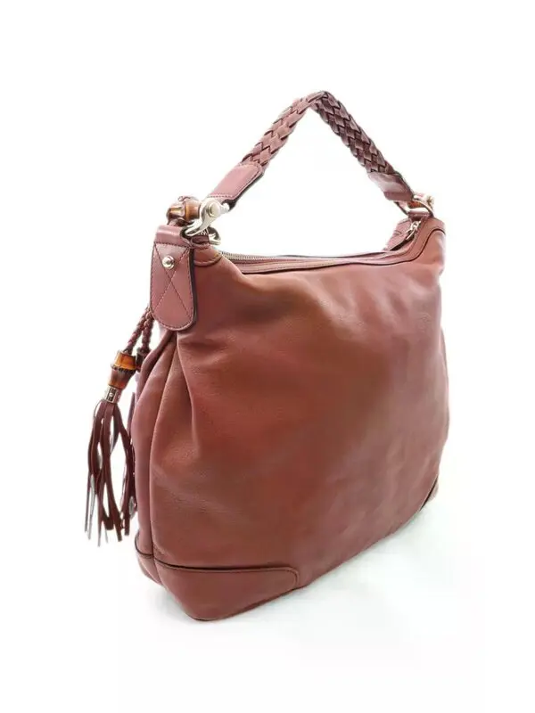 Gucci Bamboo Tassel-detail Shoulder Bag