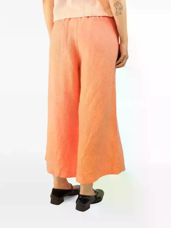 BRORA Cropped Linen Trousers