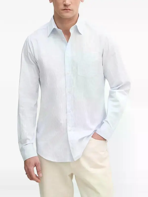 BENETTON Striped Chest-pocket Shirt
