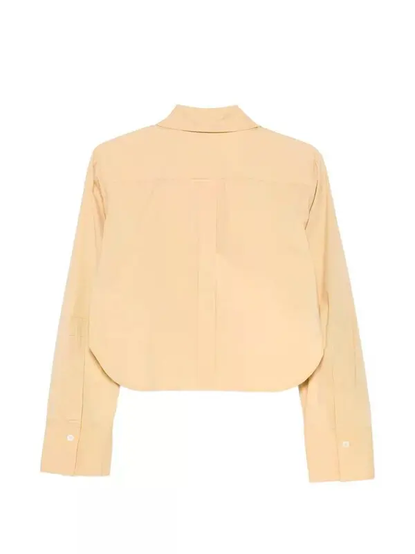 Liviana Conti Cropped Long-sleeve Shirt
