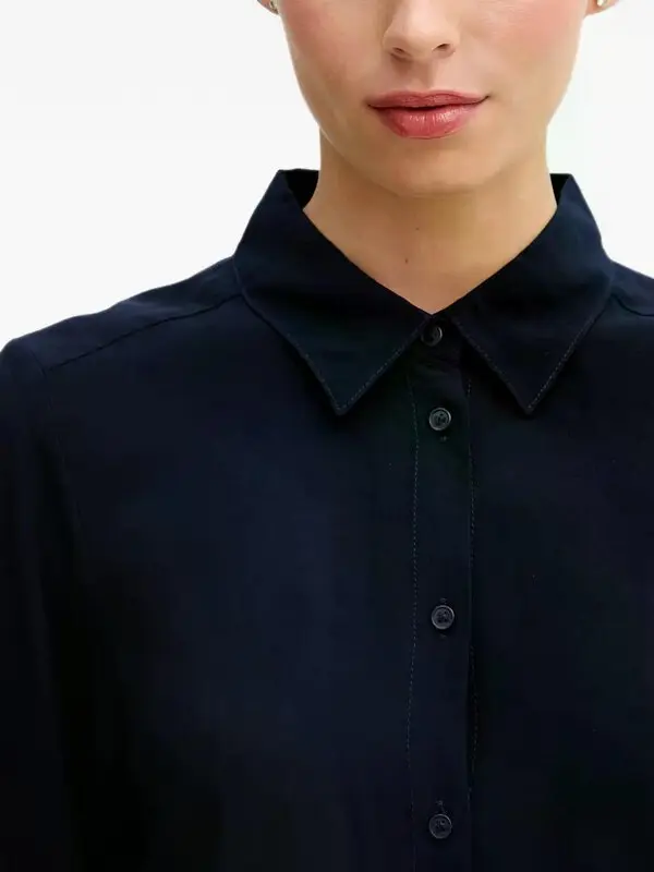 BENETTON Long-sleeve Button-up Shirt