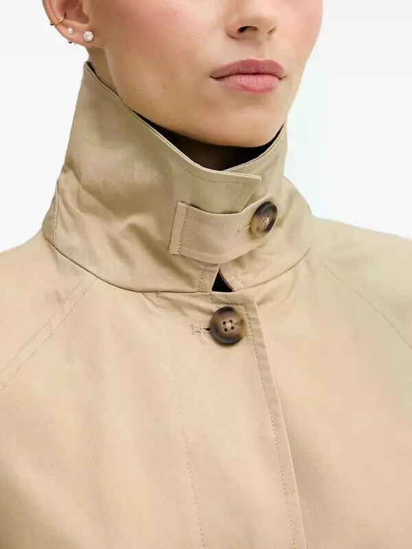 BENETTON Raglan Sleeve Coat - Brown