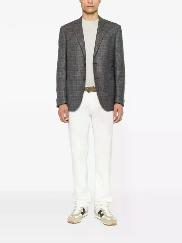 Corneliani Check-pattern Single-breasted Blazer