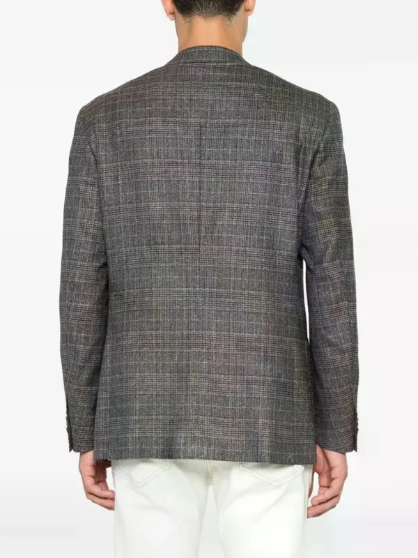 Corneliani Check-pattern Single-breasted Blazer