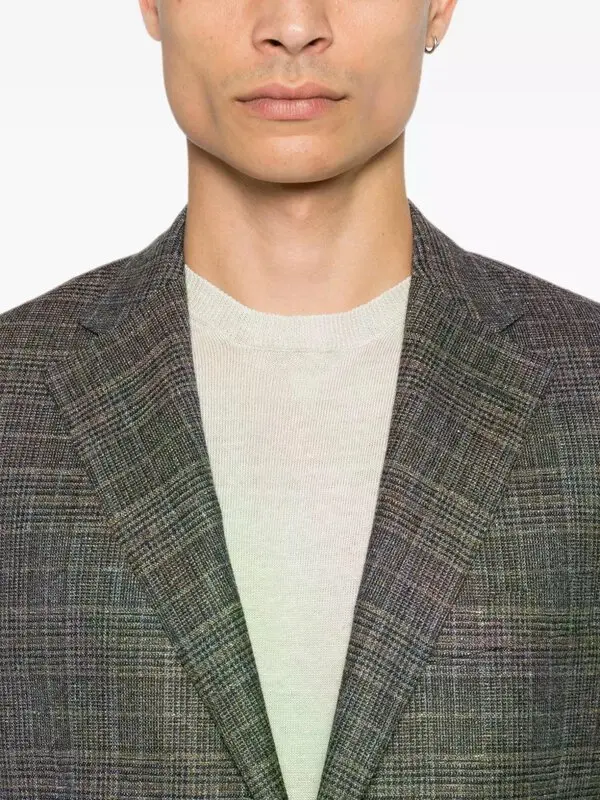 Corneliani Check-pattern Single-breasted Blazer