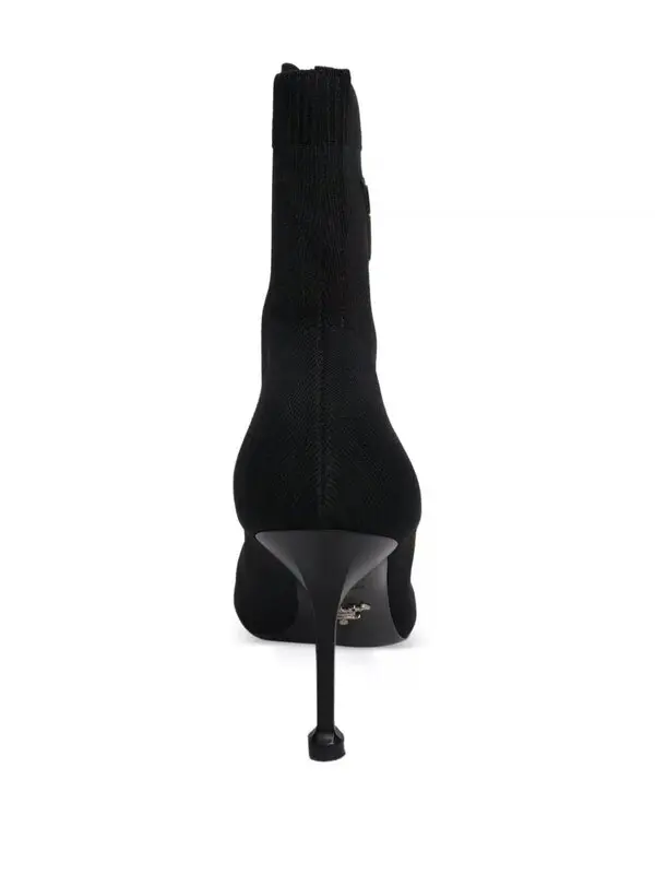 Prada Logo Sock Ankle Boots
