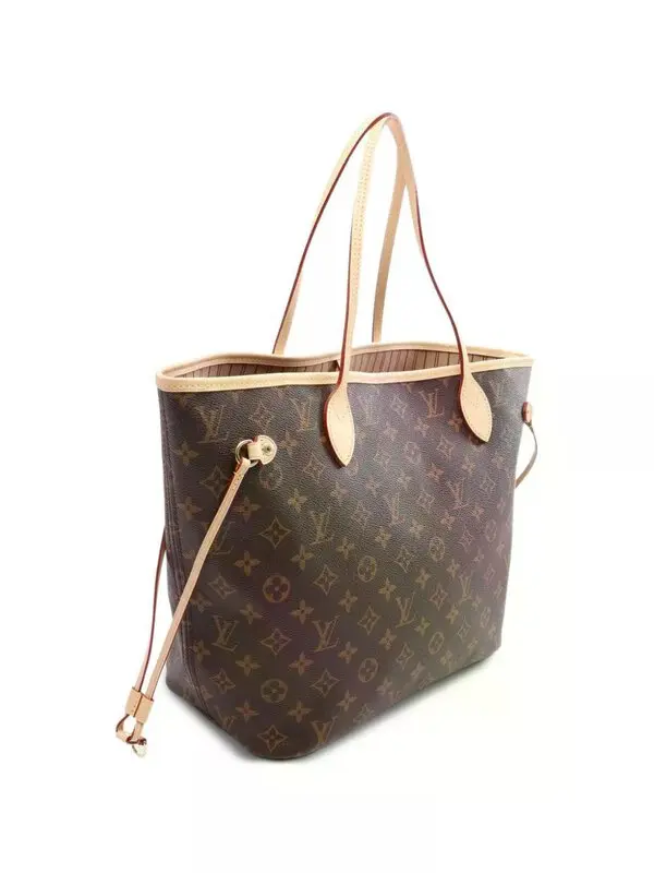LOUIS VUITTON Monogram Neverfull Mm Tote Bag - Brown