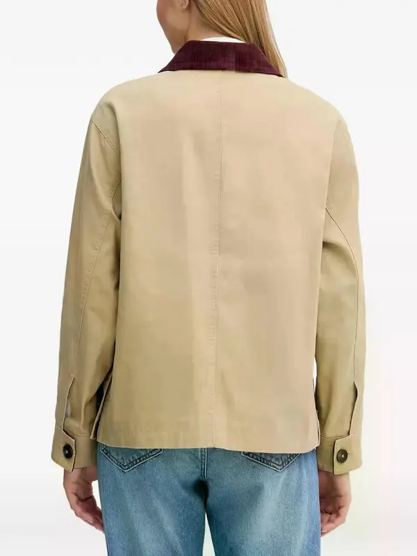 BENETTON Corduroy Collar Button-down Jacket