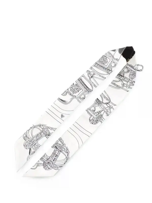 Hermès Brides De Gala En Fleurs Twilly Scarf