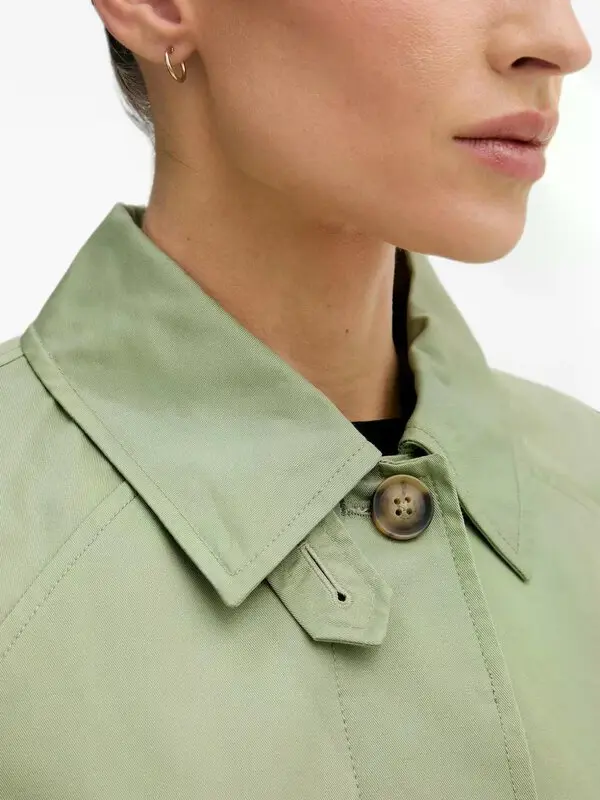 BENETTON Button-fastening Raglan-sleeve Coat