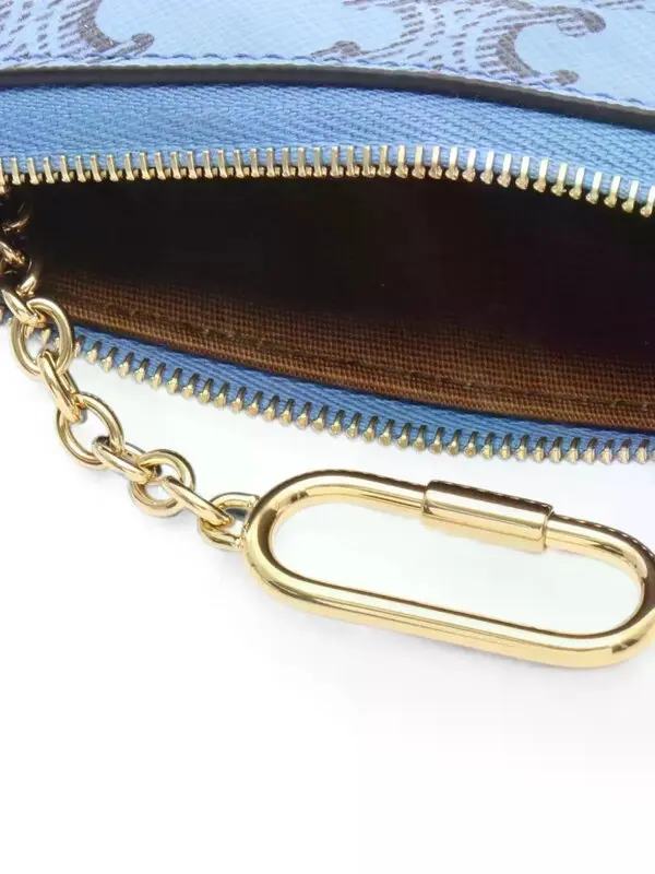 Celine Triomphe Key Ring Coin Purse