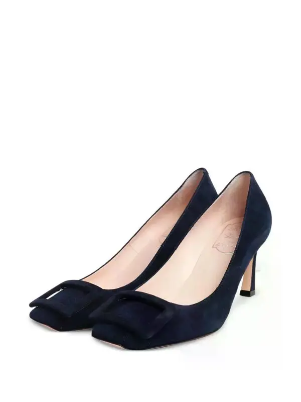 ROGER VIVIER Trompette Suede Pumps