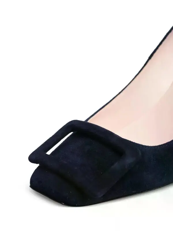 ROGER VIVIER Trompette Suede Pumps
