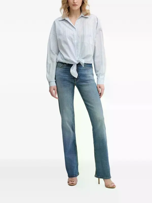 BENETTON Striped Drop-shoulder Shirt