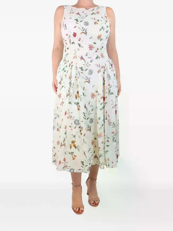 REFORMATION Floral-print Sleeveless Dress