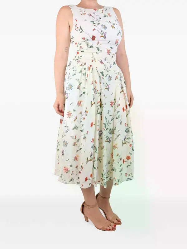 REFORMATION Floral-print Sleeveless Dress