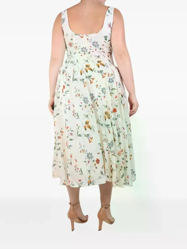 REFORMATION Floral-print Sleeveless Dress