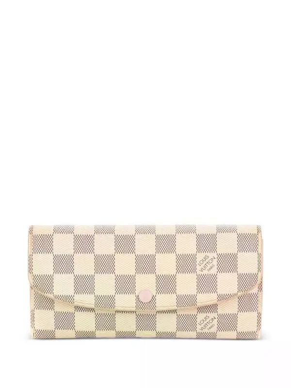 LOUIS VUITTON Emilie Damier Azur Wallet - Neutrals