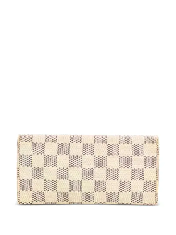LOUIS VUITTON Emilie Damier Azur Wallet - Neutrals