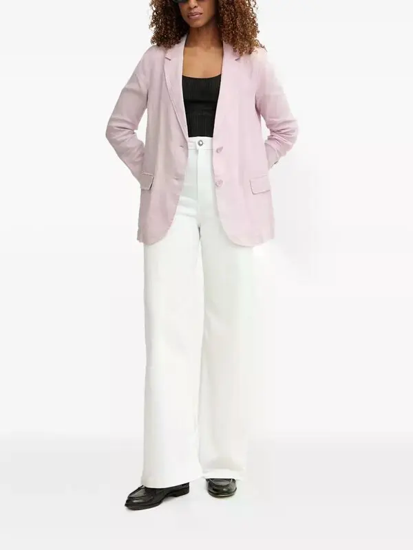 BENETTON Notch Lapel Single-breasted Blazer