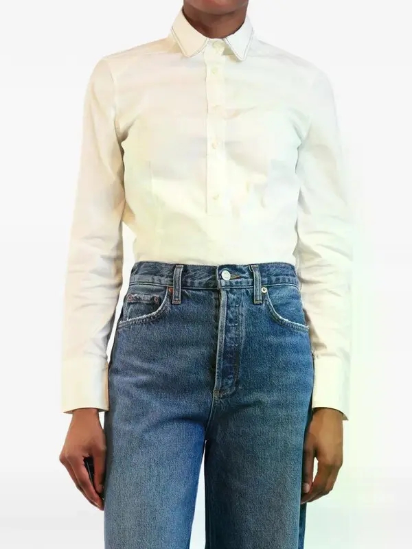 Brunello Cucinelli Monili Collar Shirt