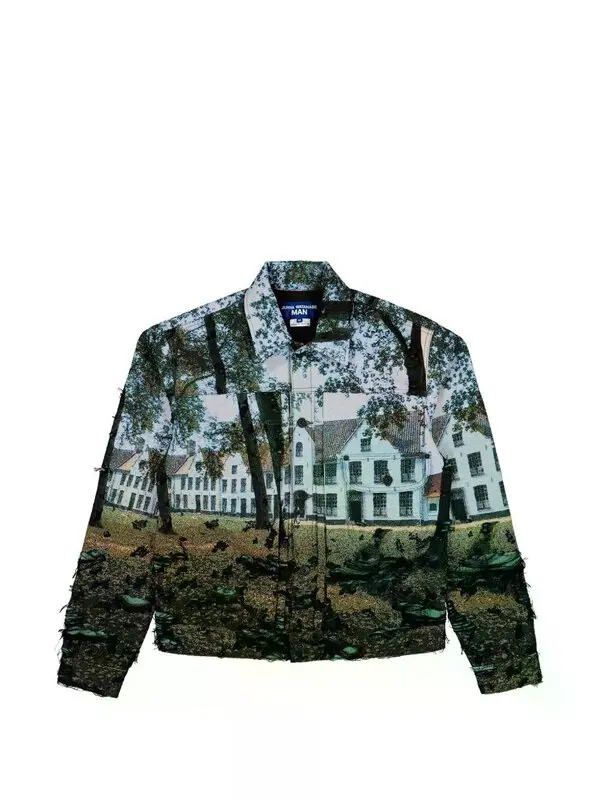 Junya Watanabe Landscape Motif Shirt Jacket