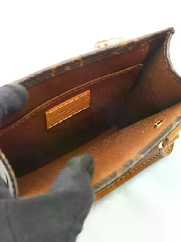 LOUIS VUITTON Petit Sac Plat Monogram Tote Bag