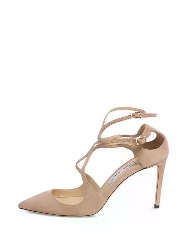 JIMMY CHOO Pointed-toe Suede Pumps